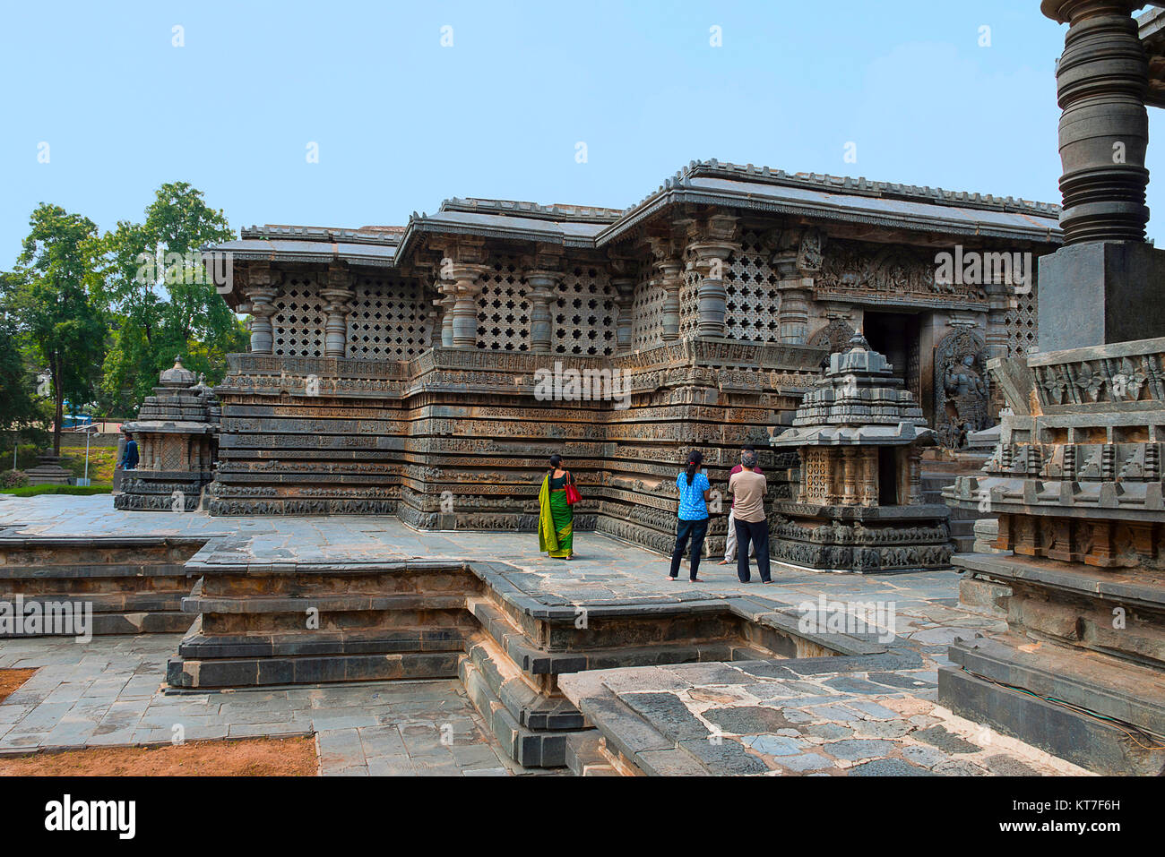 Outer view. Hoysalesvara Temple, Halebid, Karnataka, 12th Century ...