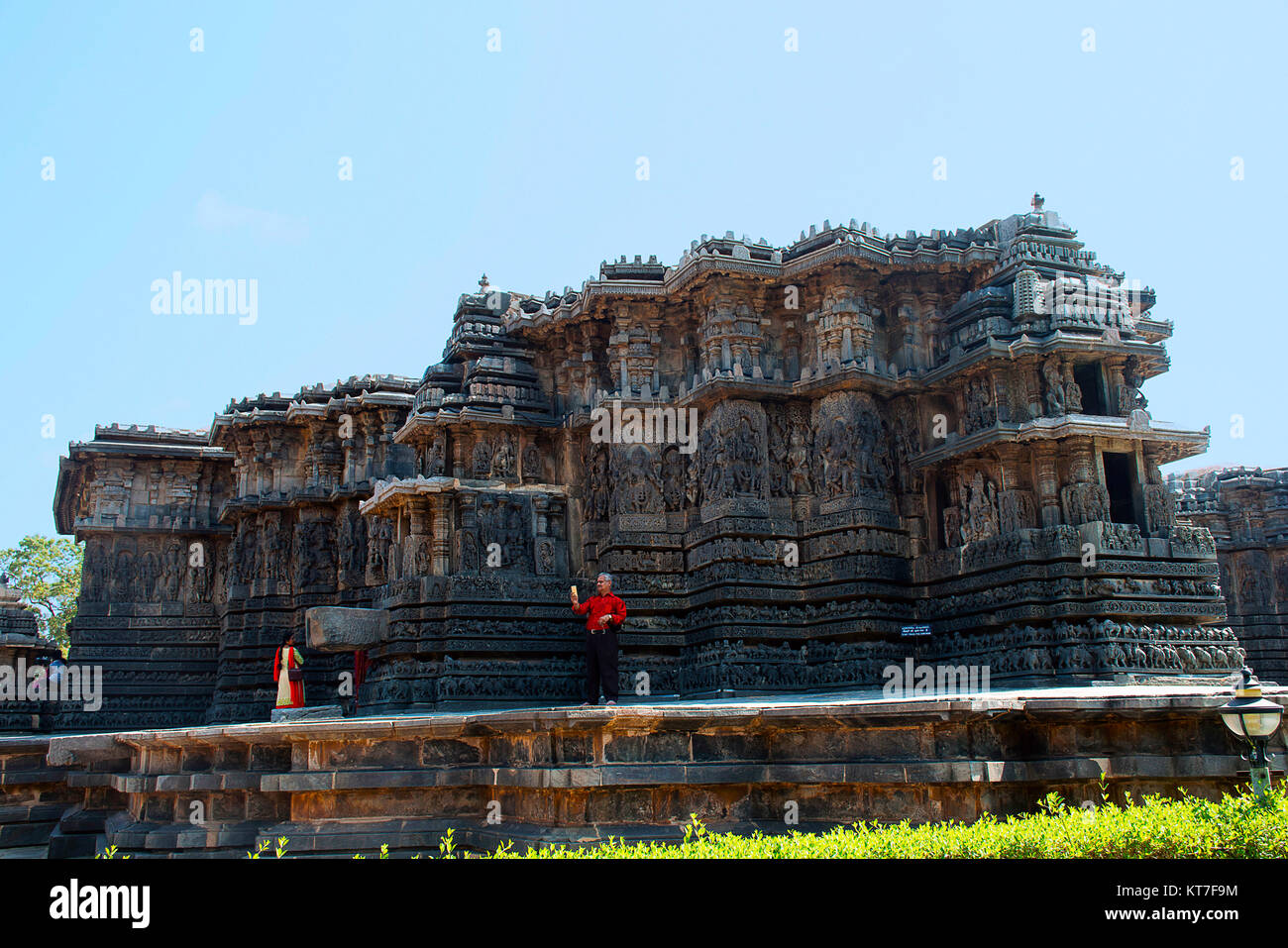 Outer view. Hoysalesvara Temple, Halebid, Karnataka, 12th Century ...