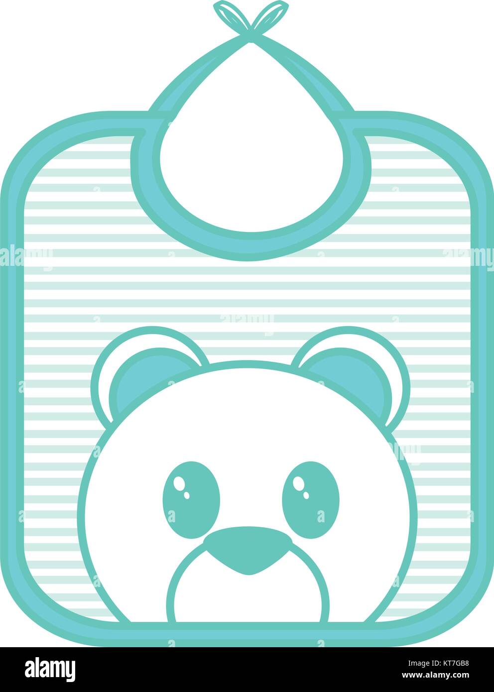 Baby bib design Stock Vector Image & Art - Alamy