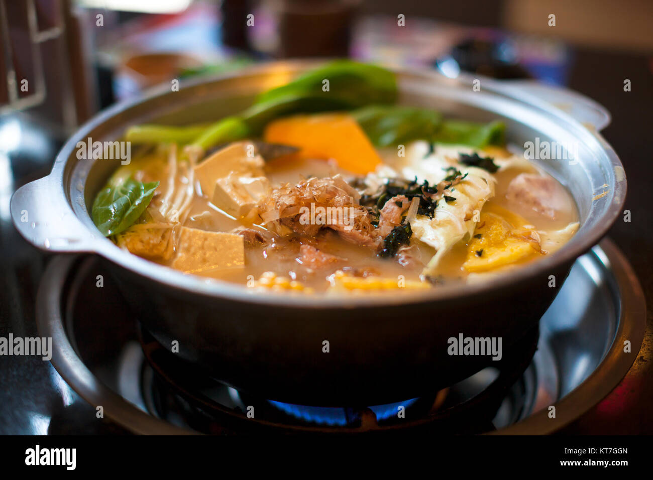 one of asia all kinds of hot pot Stock Photo - Alamy