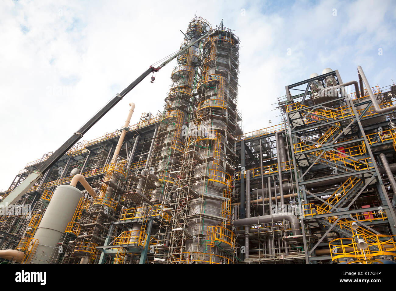 petrochemical or chemical plant structure and design Stock Photo - Alamy