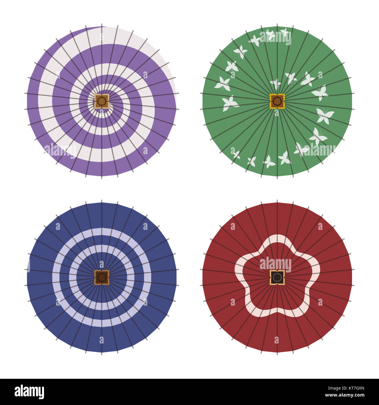 Paper Umbrella Template