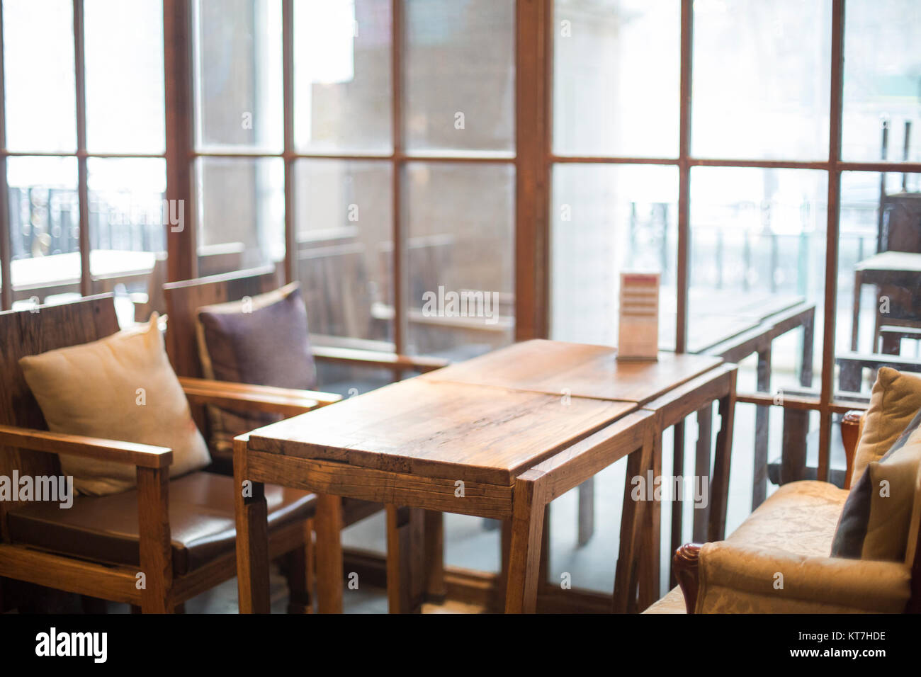 The interior of a cafe Stock Photo - Alamy