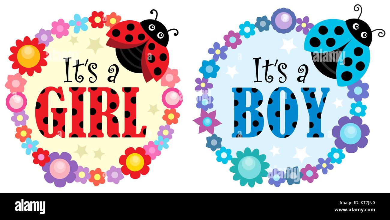 Is it a girl or boy topic 1 Stock Photo - Alamy