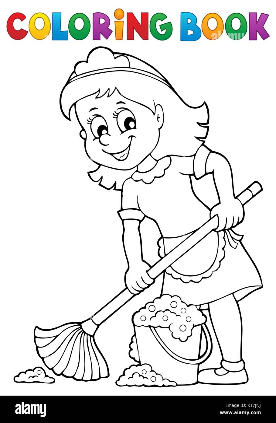 Mop Lady High Resolution Stock Photography and Images - Alamy