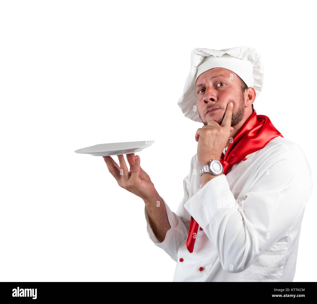 Cheerful chef cooks kitchen man food Cut Out Stock Images & Pictures ...
