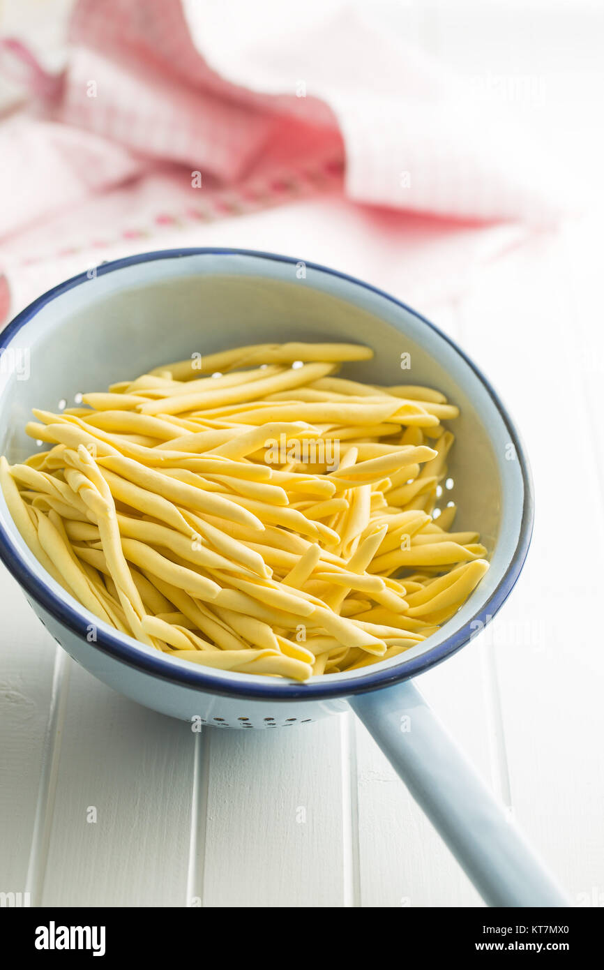 Raw italian pasta Stock Photo - Alamy