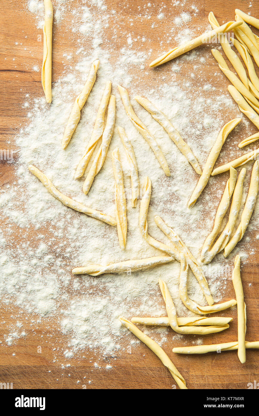 Raw italian pasta Stock Photo - Alamy