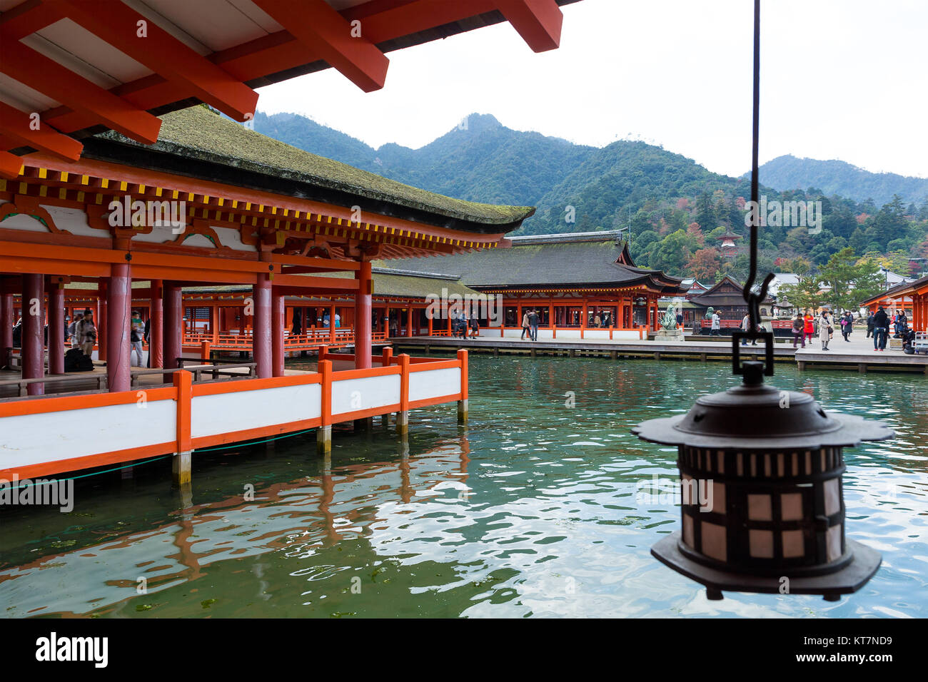 Japanese Itsukushima shrine Stock Photo - Alamy