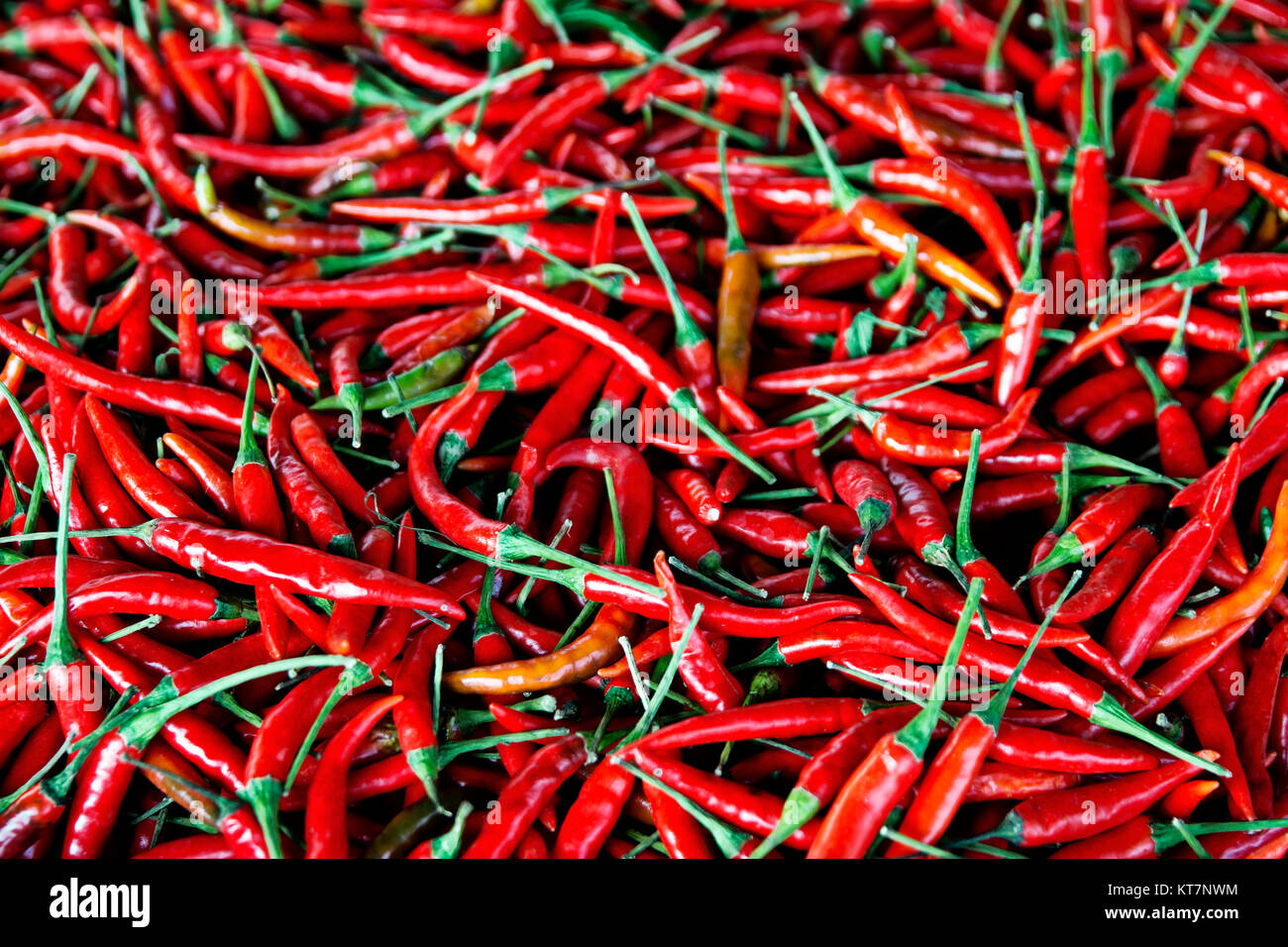 chilli peppers hot spicy raw ingredient healthy Stock Photo - Alamy
