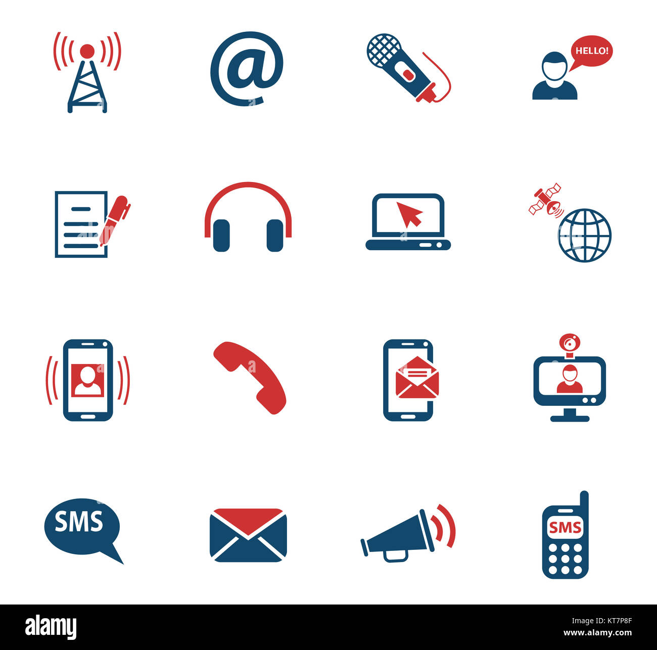 communication icon set Stock Photo - Alamy communication icon set Stock Photo - Alamy