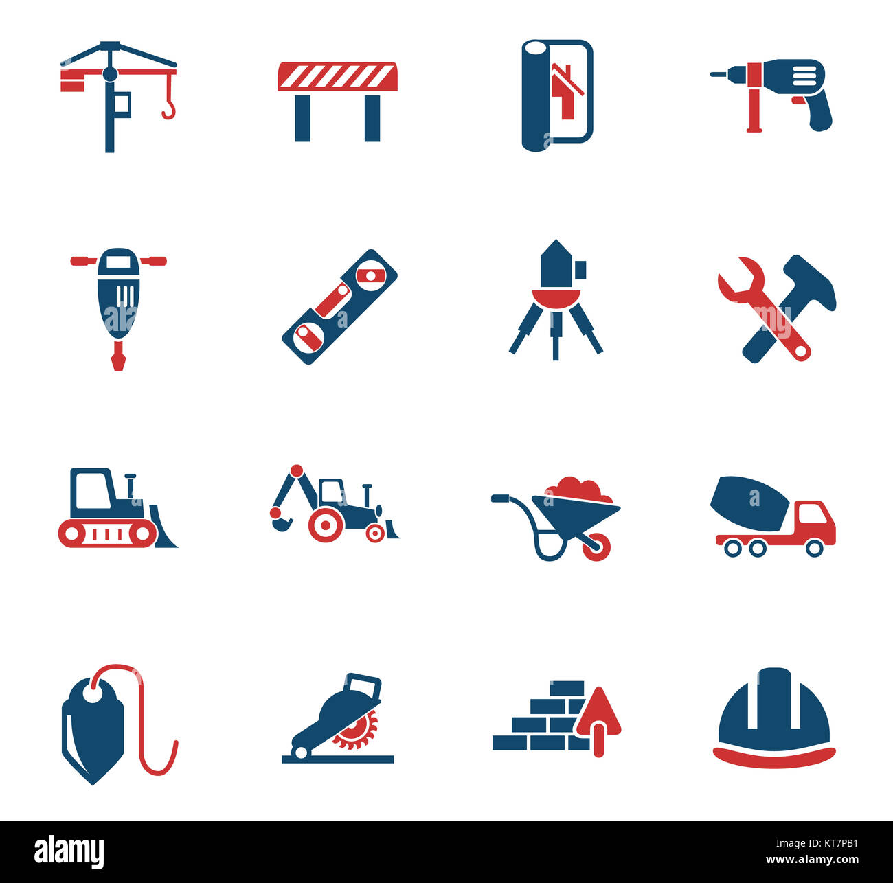 construction icon set Stock Photo - Alamy