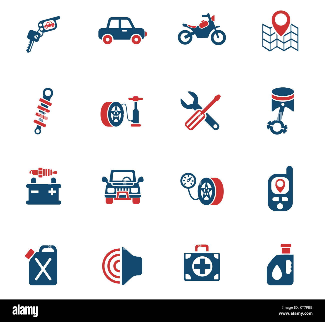 car shop icon set Stock Photo - Alamy