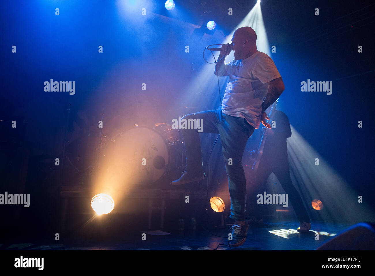 The American hardcore punk band The Bronx performs a live concert at ...