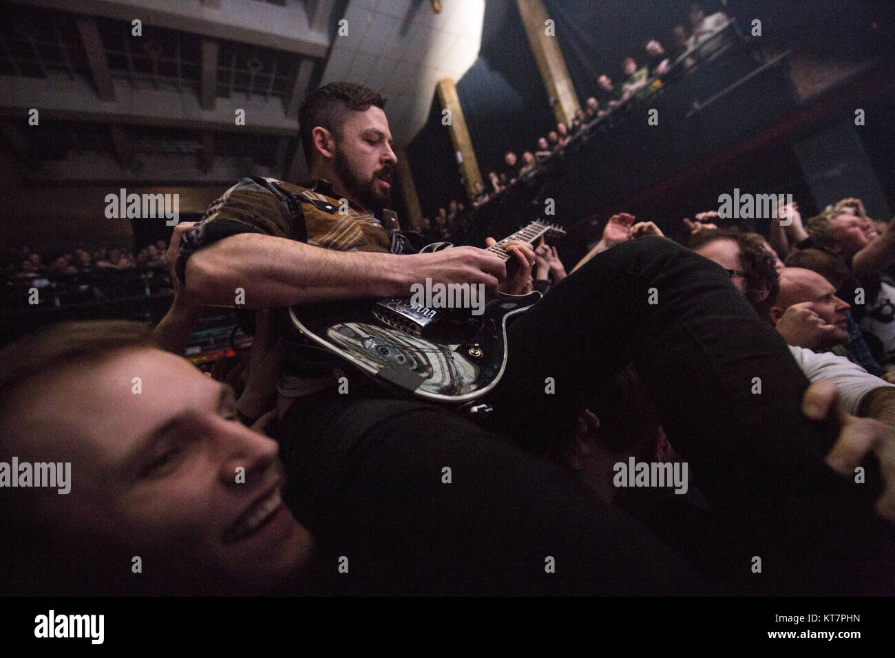 The American mathcore band The Dillinger Escape Plan performs a live ...