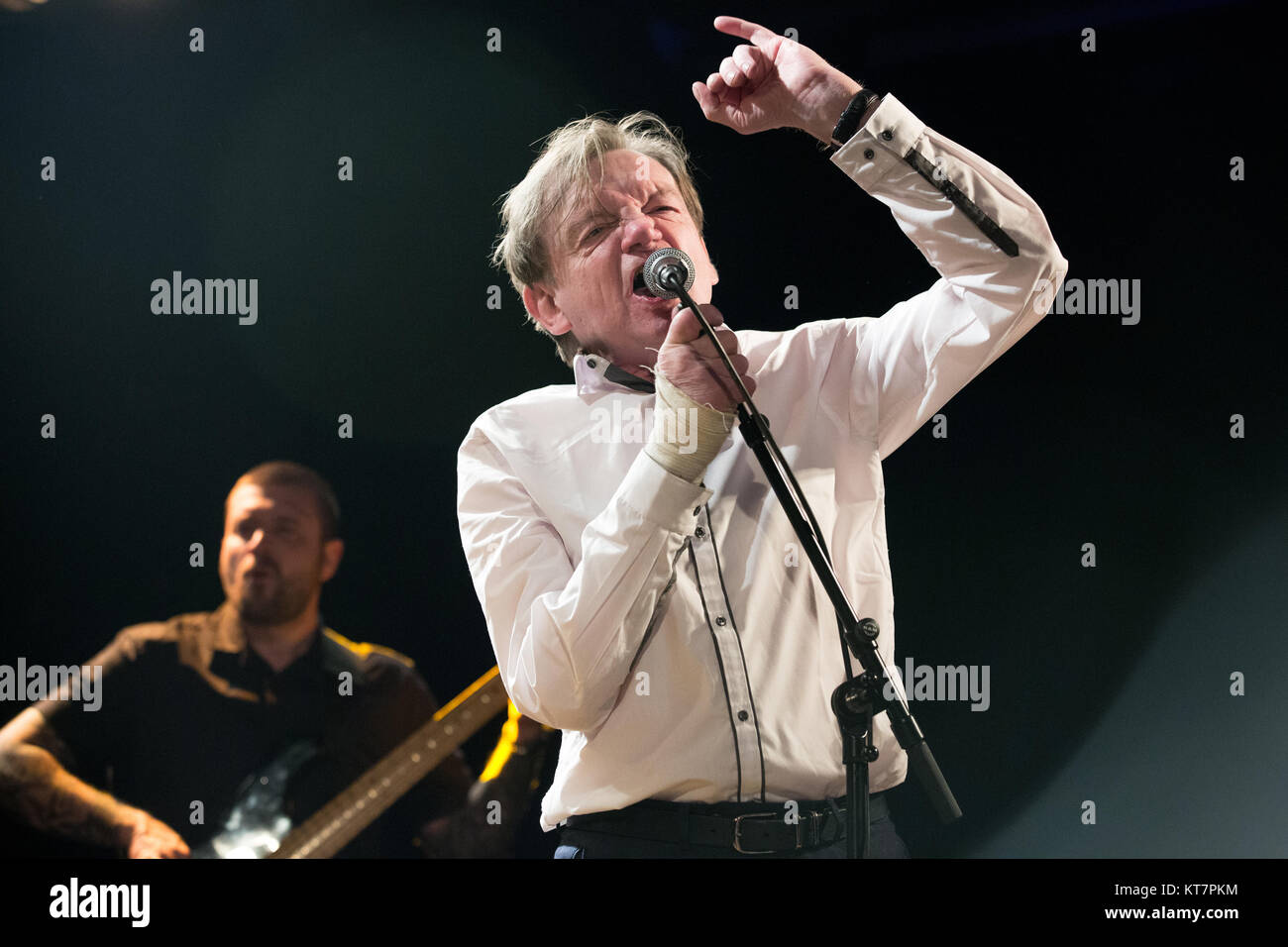 The English post-punk band The Fall performs a live concert at Vulkan ...