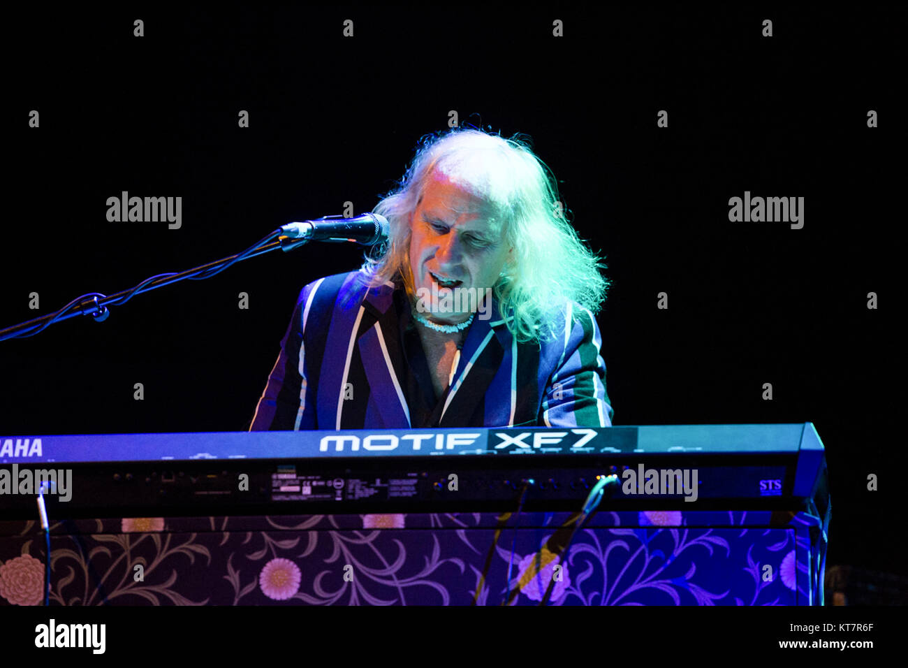 The Celtic folk and rock band The Waterboys performs a live concert at ...