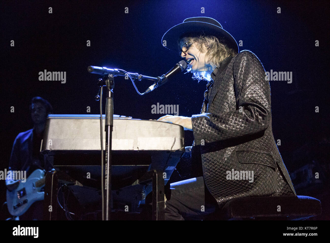 The Celtic folk and rock band The Waterboys performs a live concert at ...
