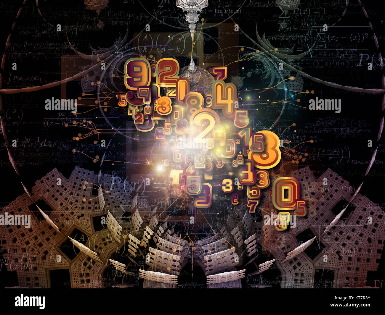 Inner Life of Math Design Stock Photo - Alamy