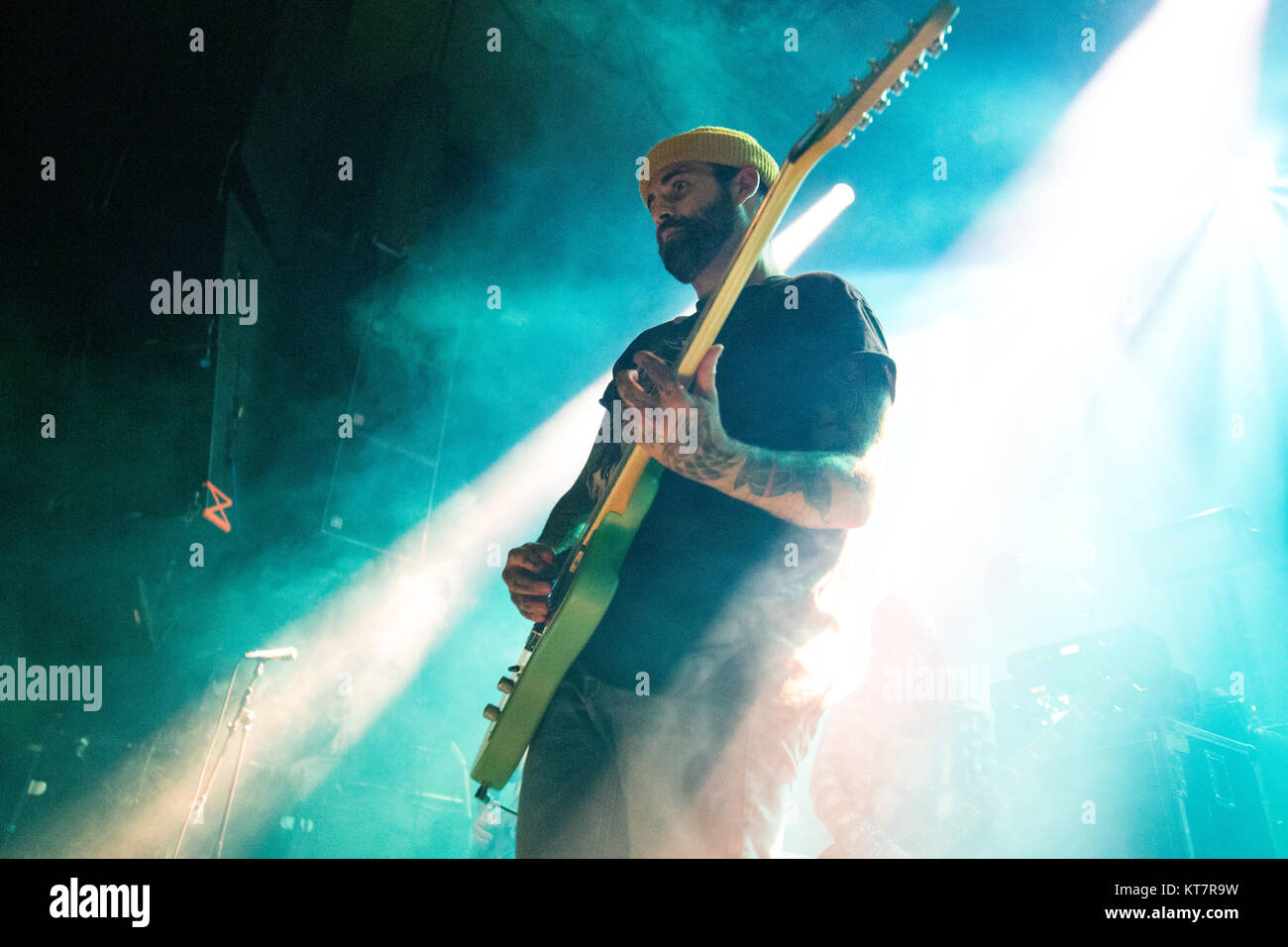 The American metalcore band The Word Alive performs a live concert at ...