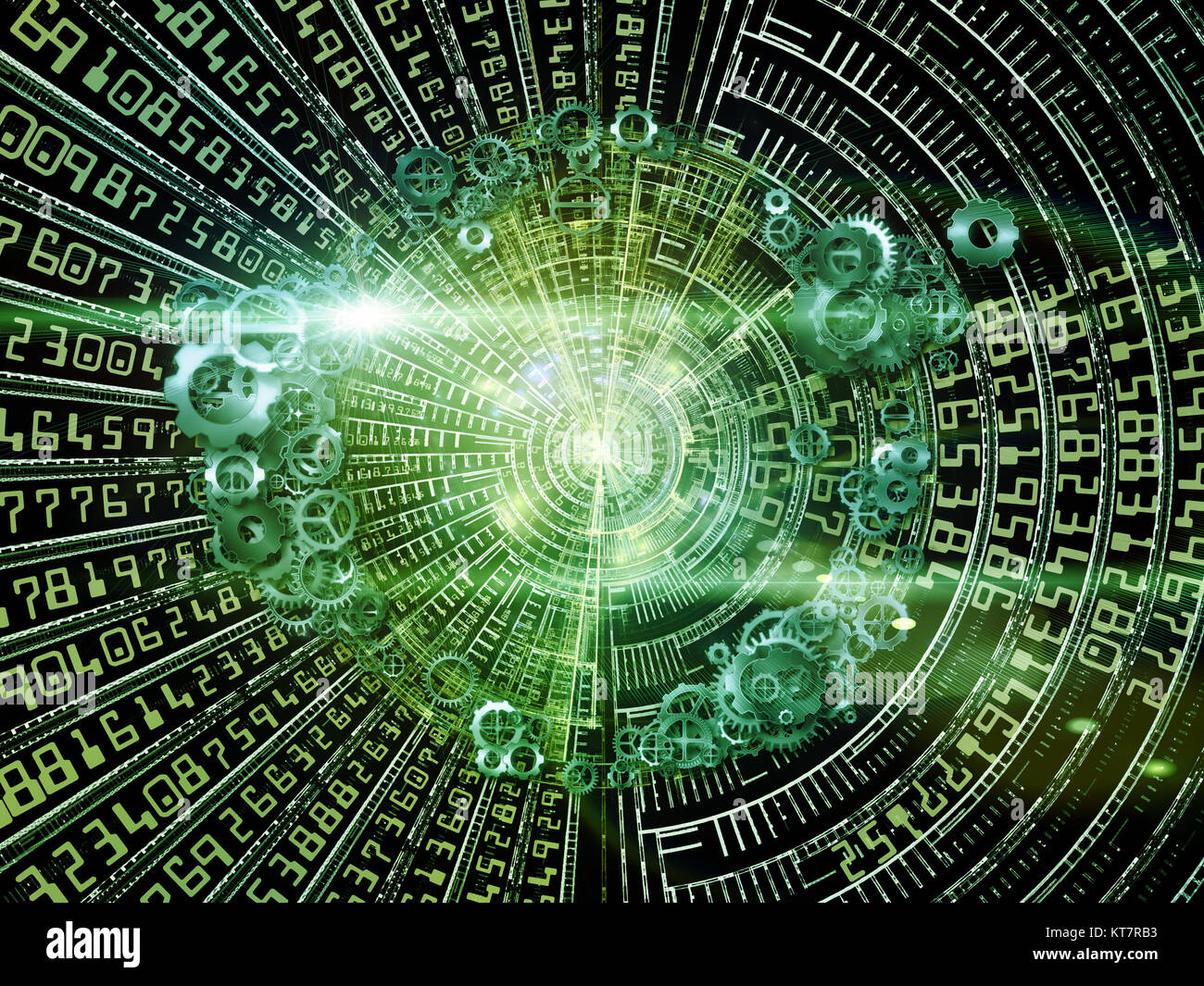 Working World of Numbers Stock Photo - Alamy