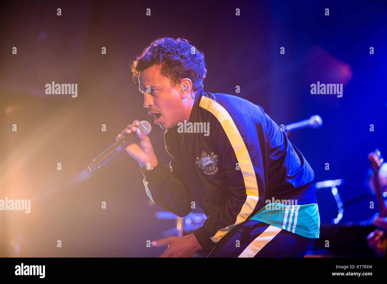 The Swedish rapper and reggae singer Timbuktu performs a live concert ...