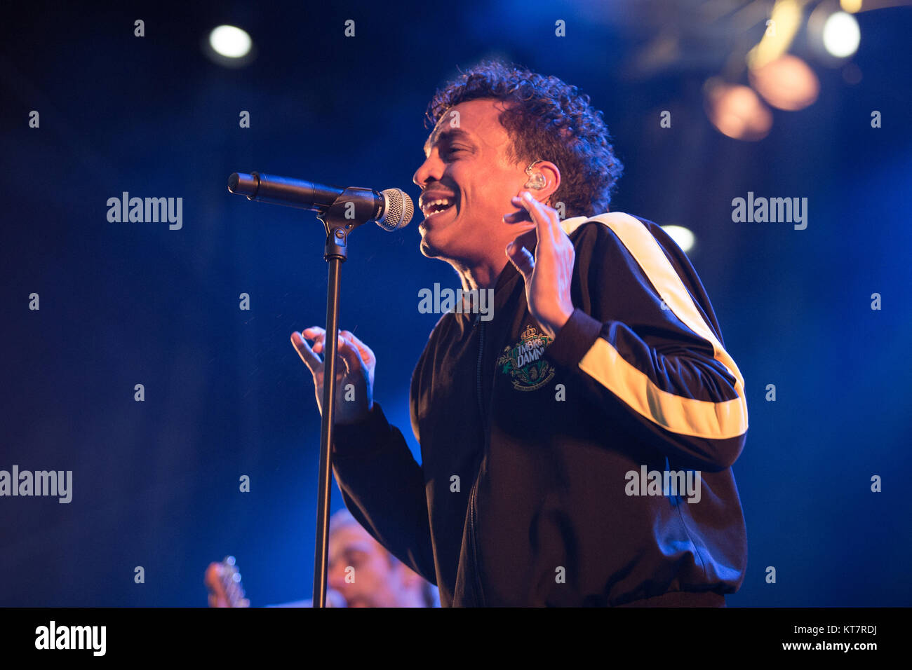 The Swedish rapper and reggae singer Timbuktu performs a live concert ...