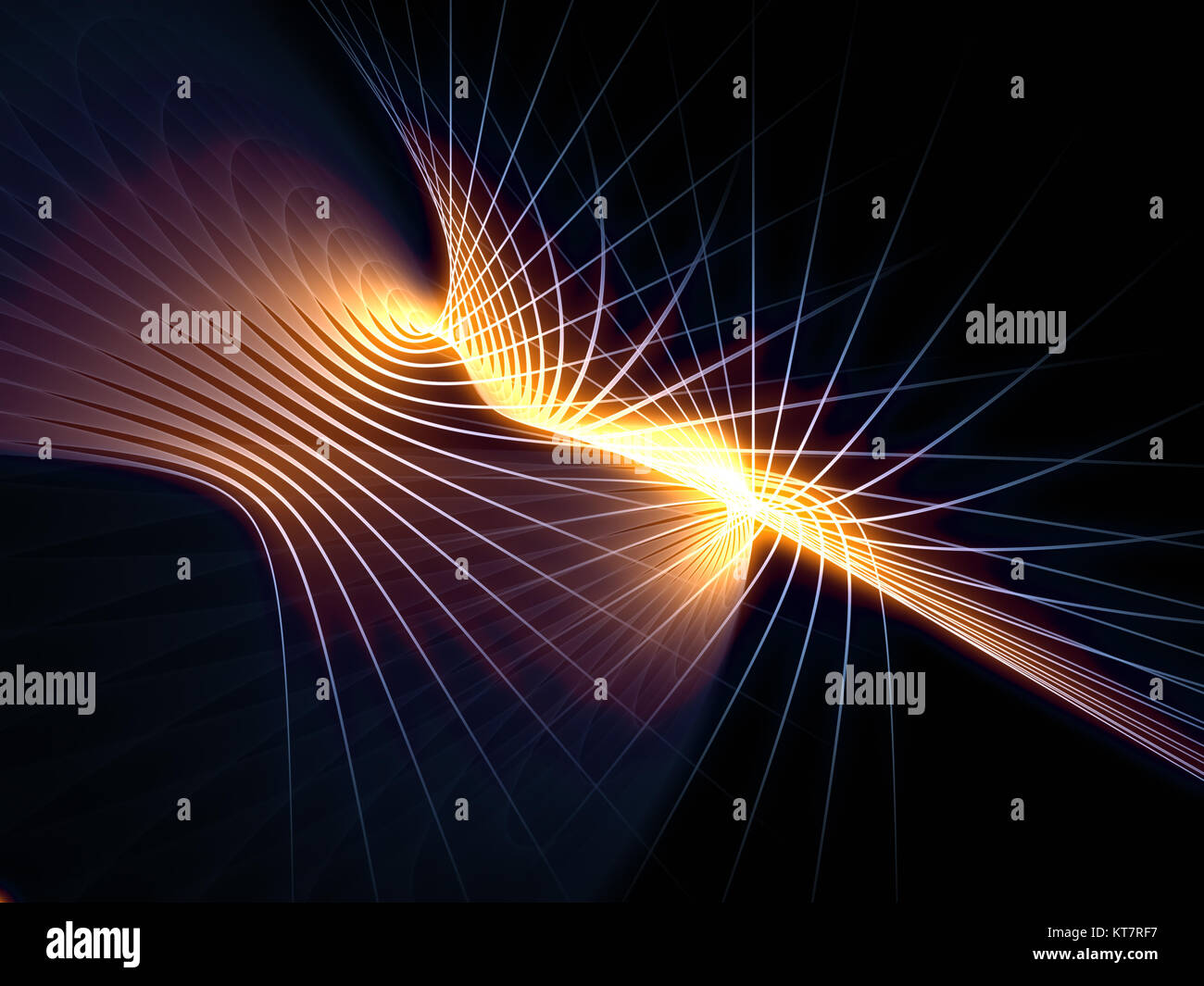 Virtual Grid Lines Stock Photo - Alamy