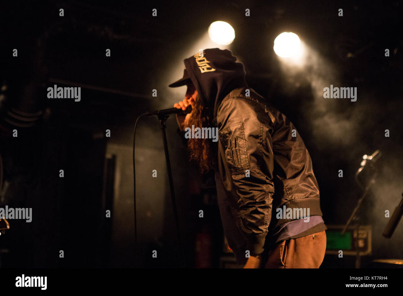 The American hardcore punk band Trash Talk performs a live concert at ...