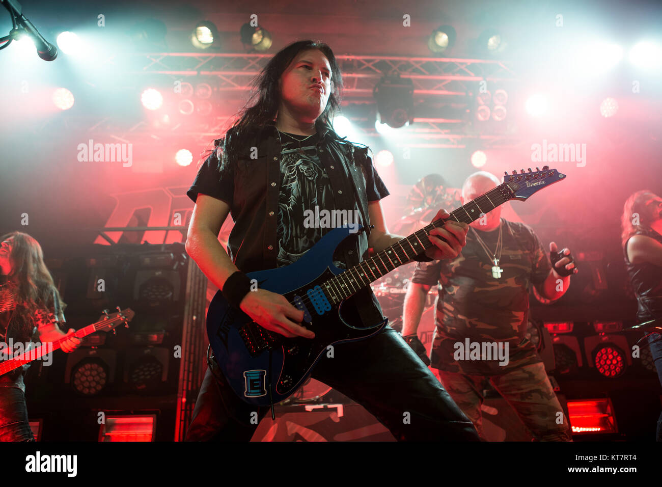 The German heavy metal band U.D.O. performs a live concert at Vulkan ...