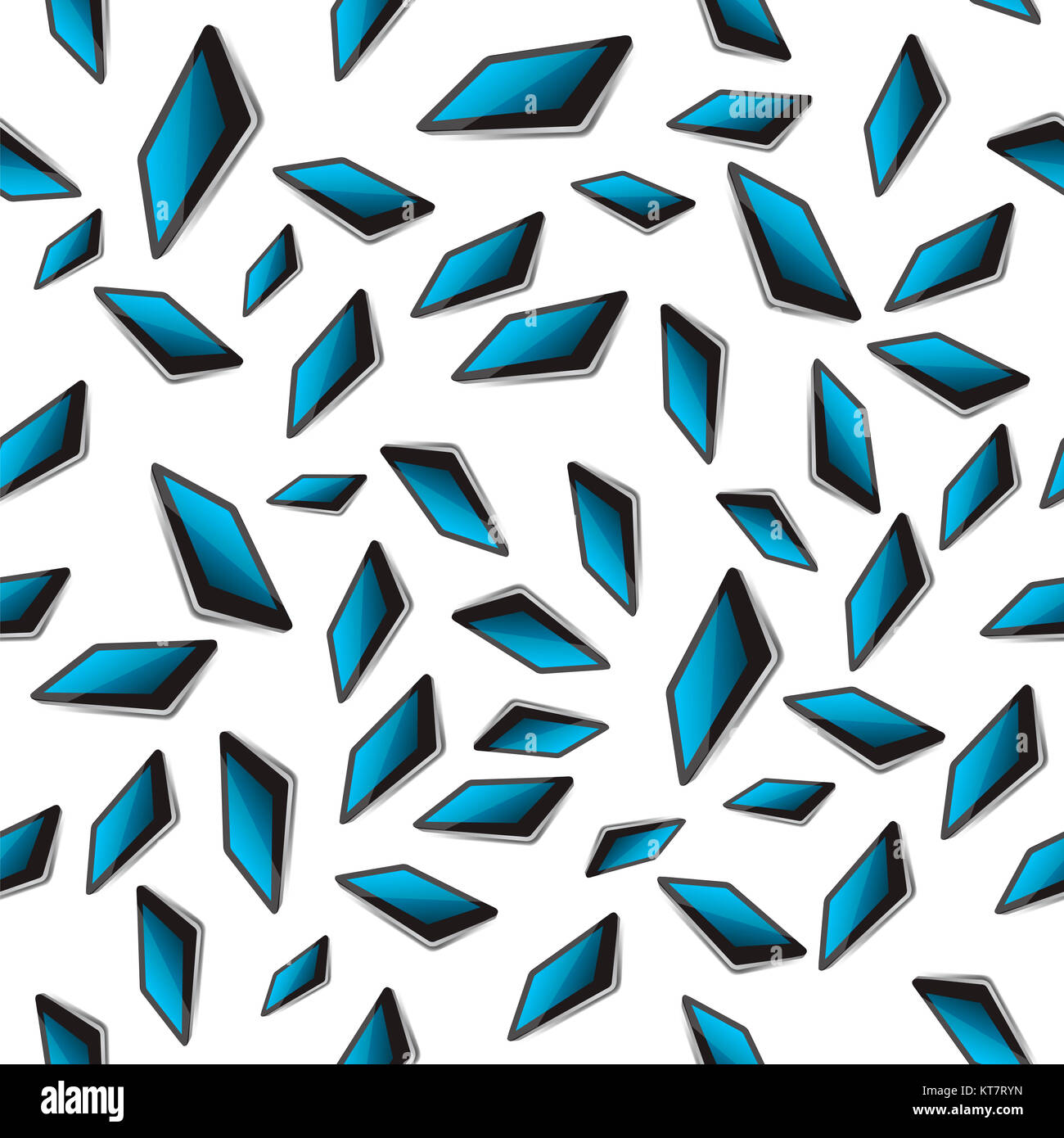 Set of Electronic Tablet Seamless Pattern Stock Photo - Alamy