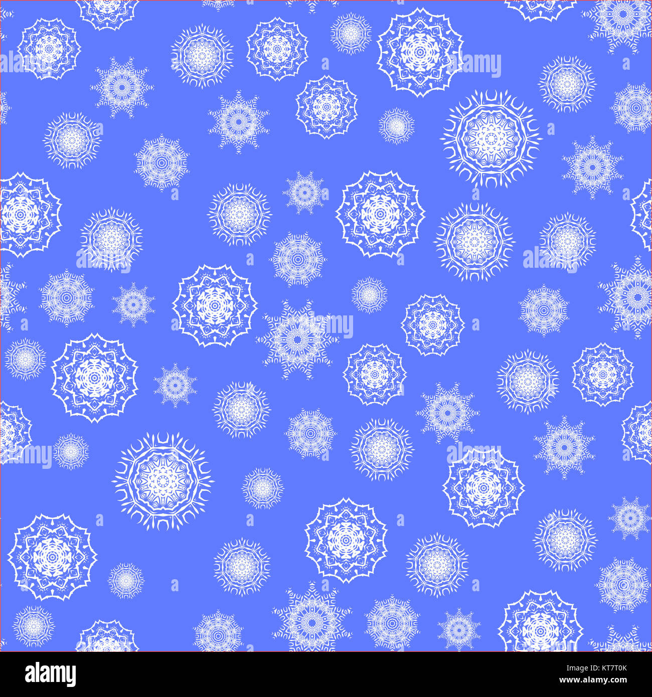 Show Flakes Seamless Pattern Stock Photo - Alamy