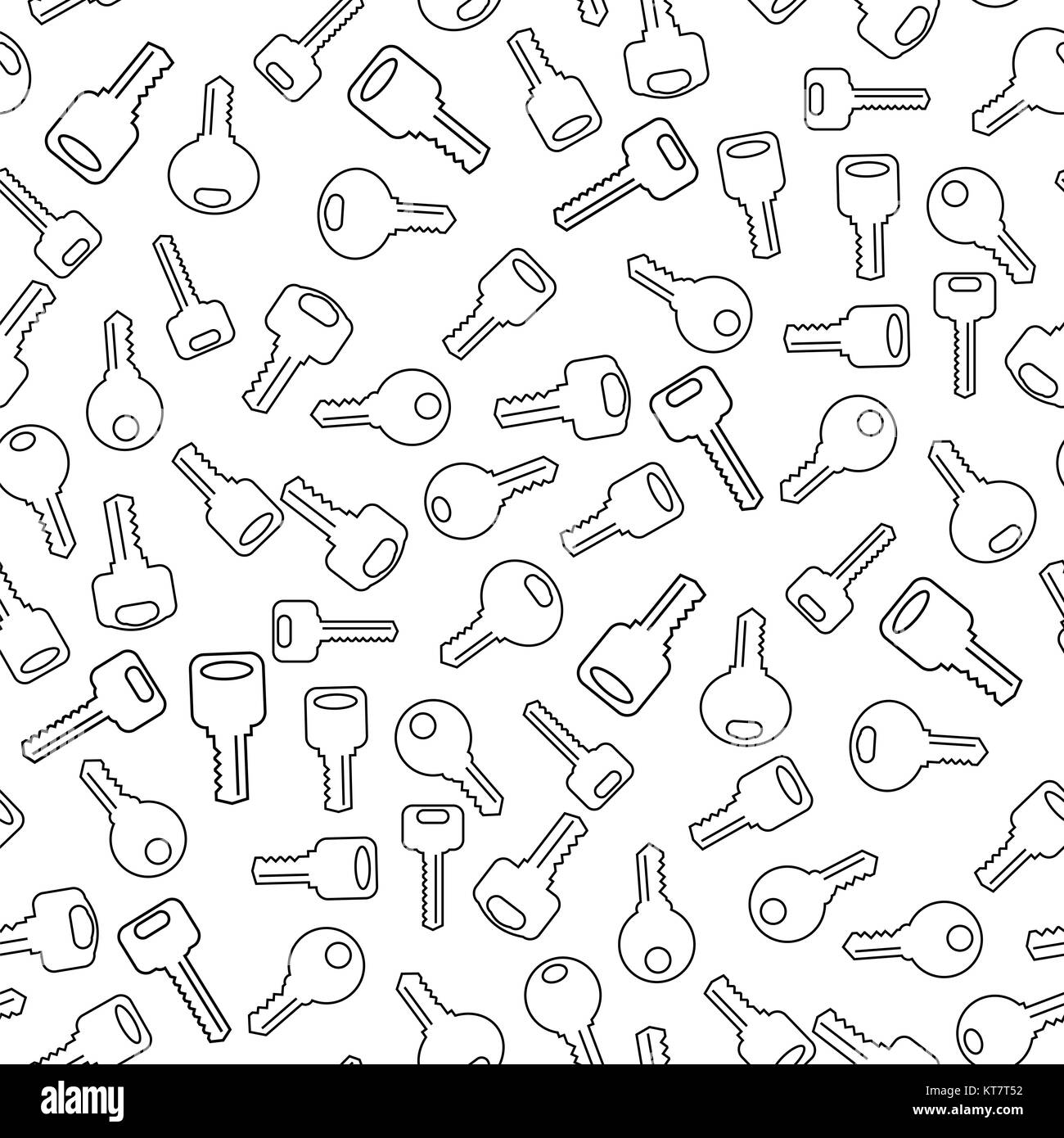 Key Seamless Pattern Stock Photo - Alamy