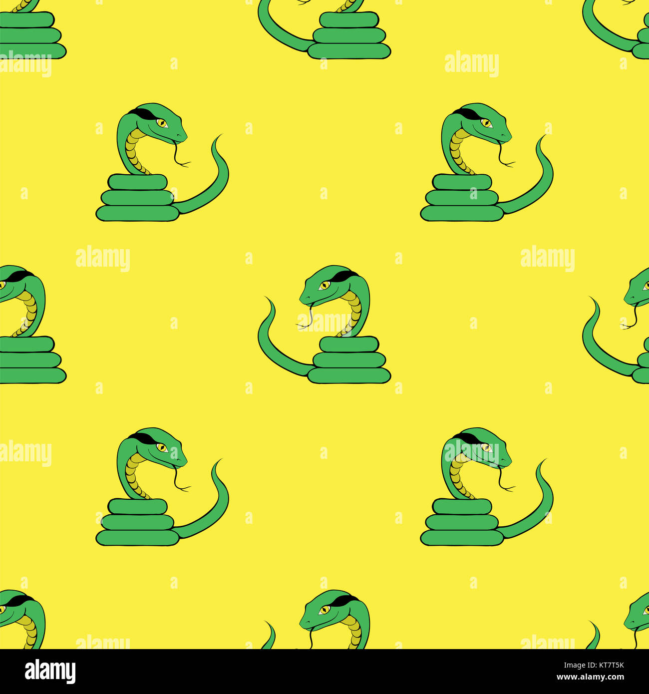 Green Snake Seamless Pattern Stock Photo - Alamy