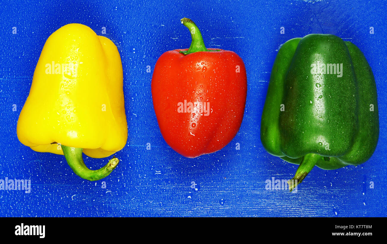 Close-Up Of Peppers Stock Photo - Alamy