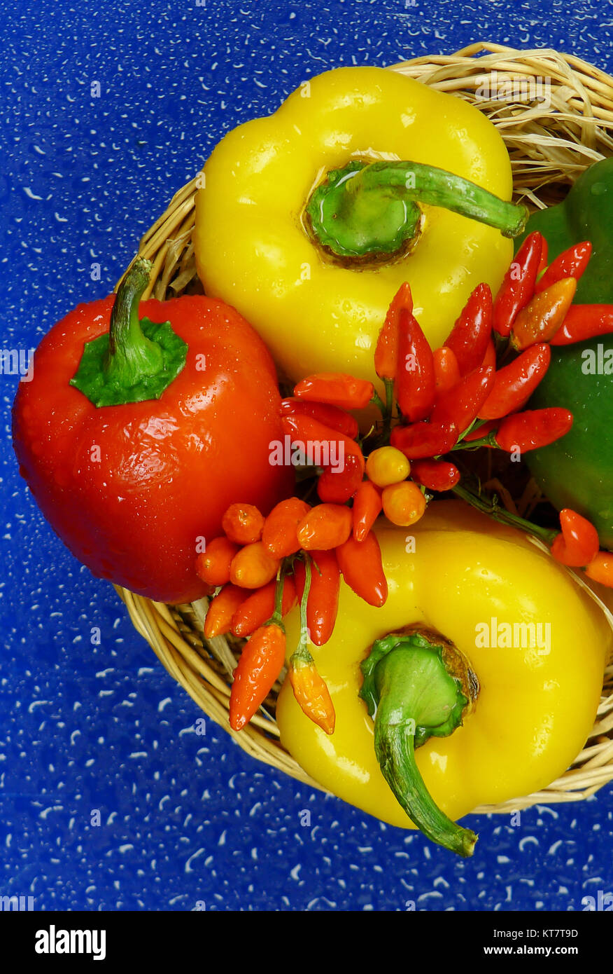 Close-Up Of Peppers Stock Photo - Alamy