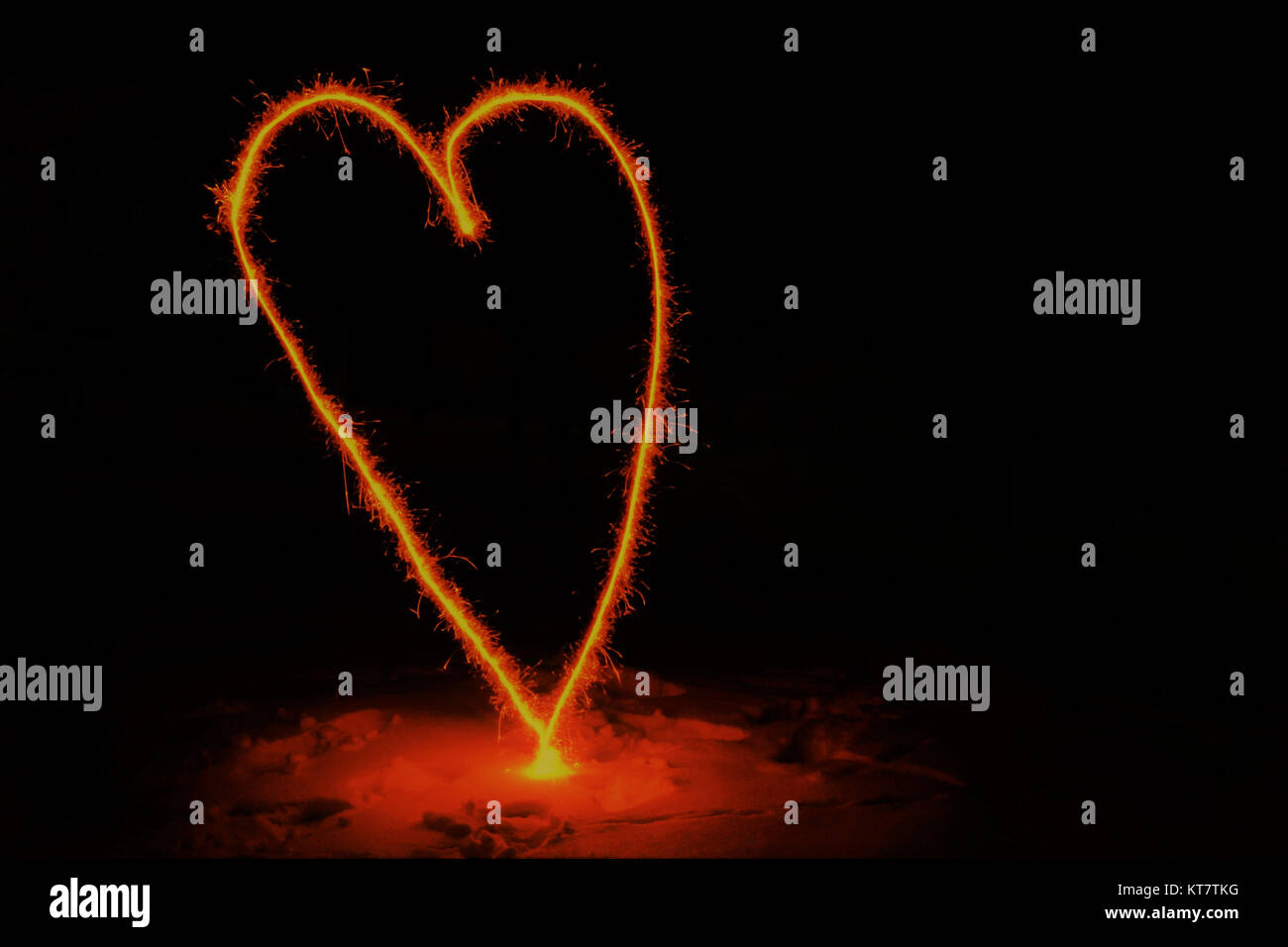 heart of fire Stock Photo - Alamy