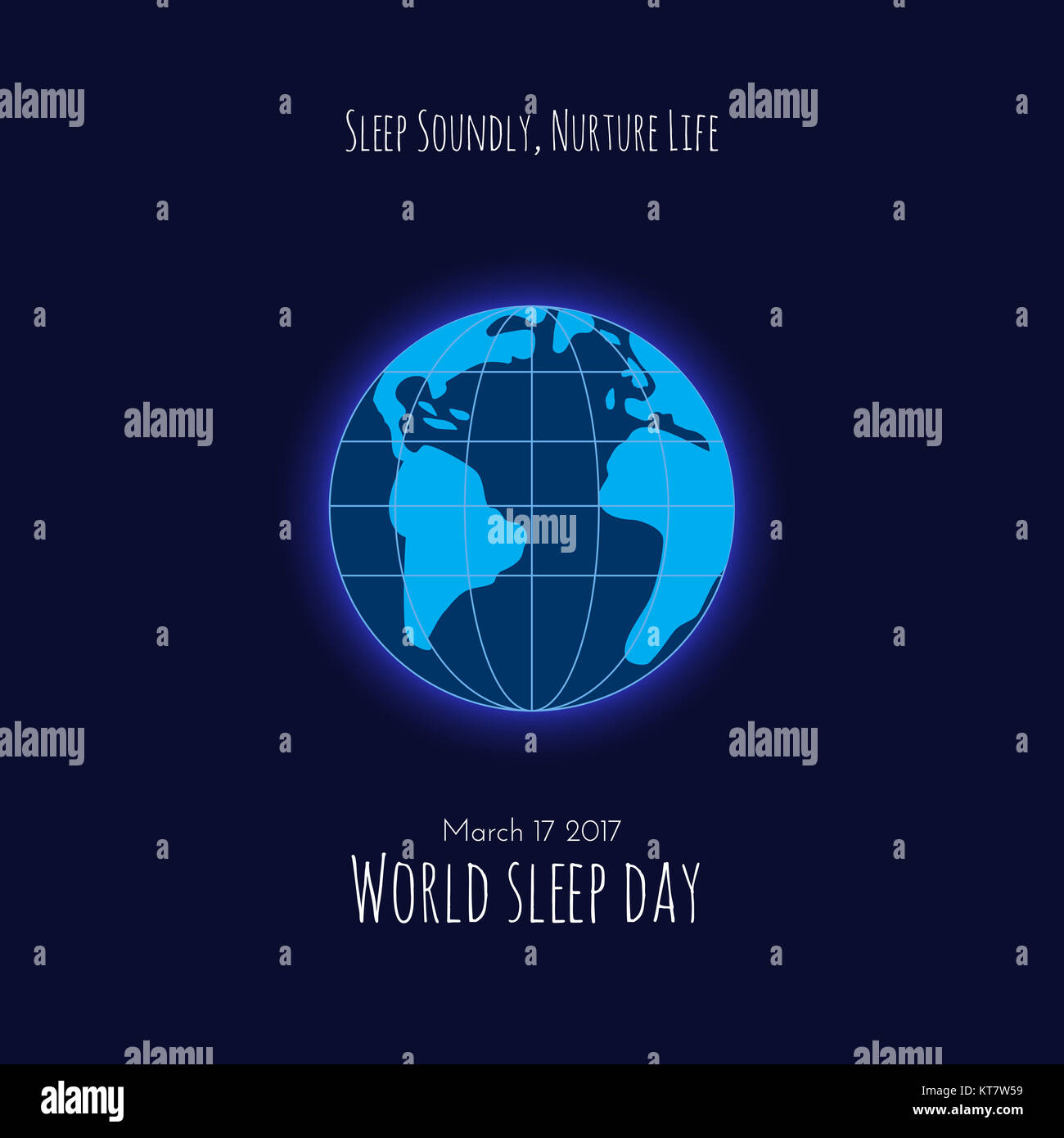 Earth on dark blue background Stock Photo - Alamy