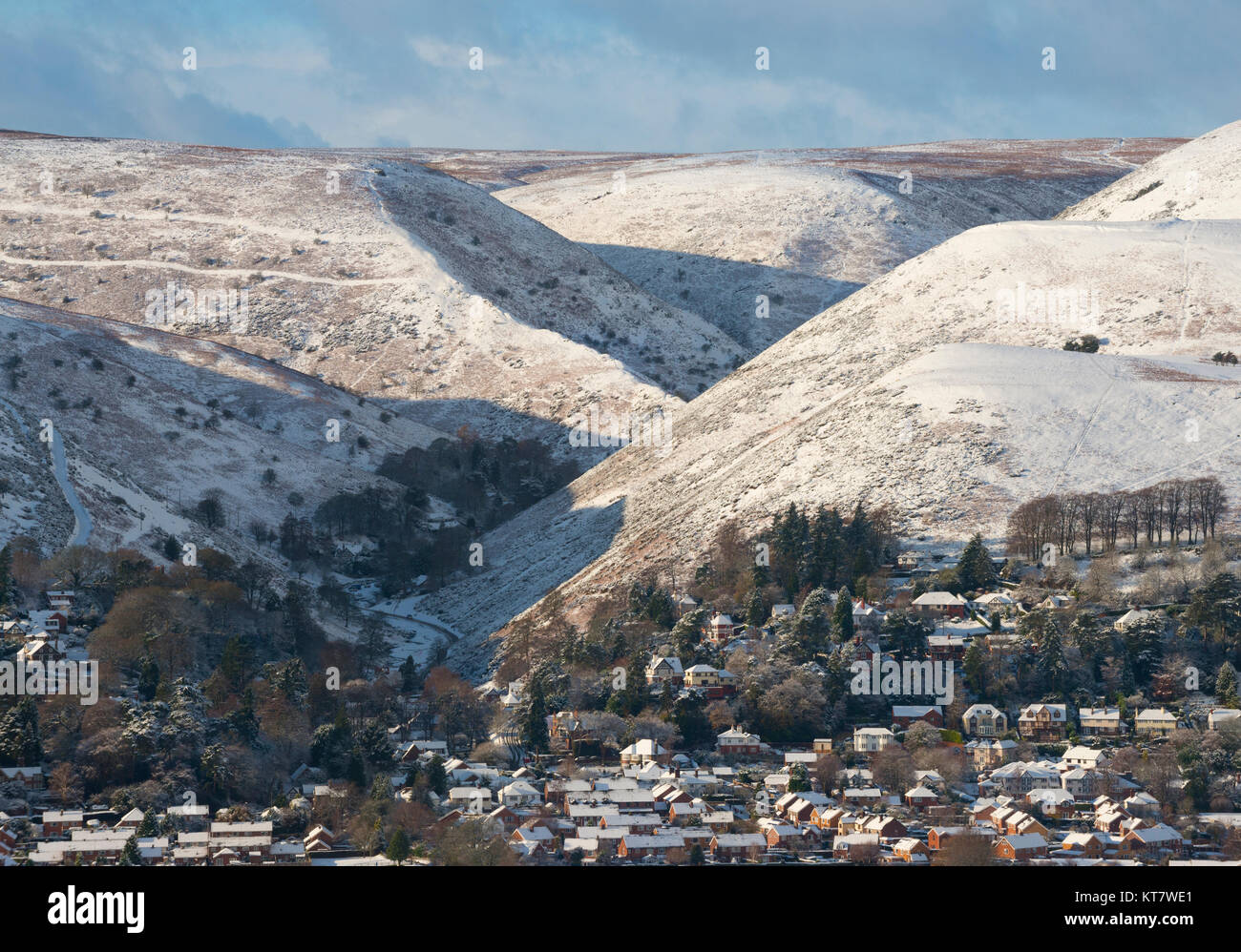 Carding Mill Valley and Church Stretton, seen from Hope Bowdler ...
