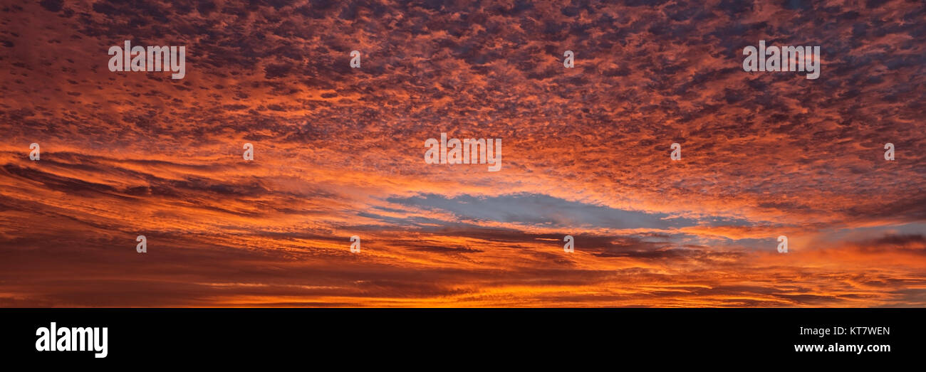 Beautiful red sunset Stock Photo - Alamy