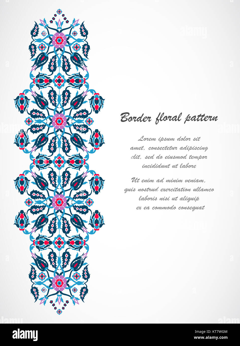 Arabesque vintage ornate border for design template vector. Eastern ...