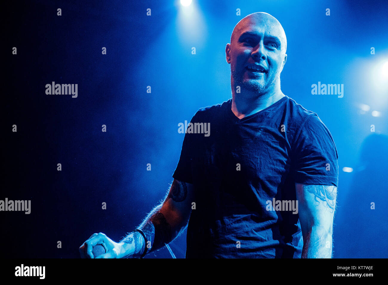 The Belgian death metal band Aborted performs a live concert at Amager ...