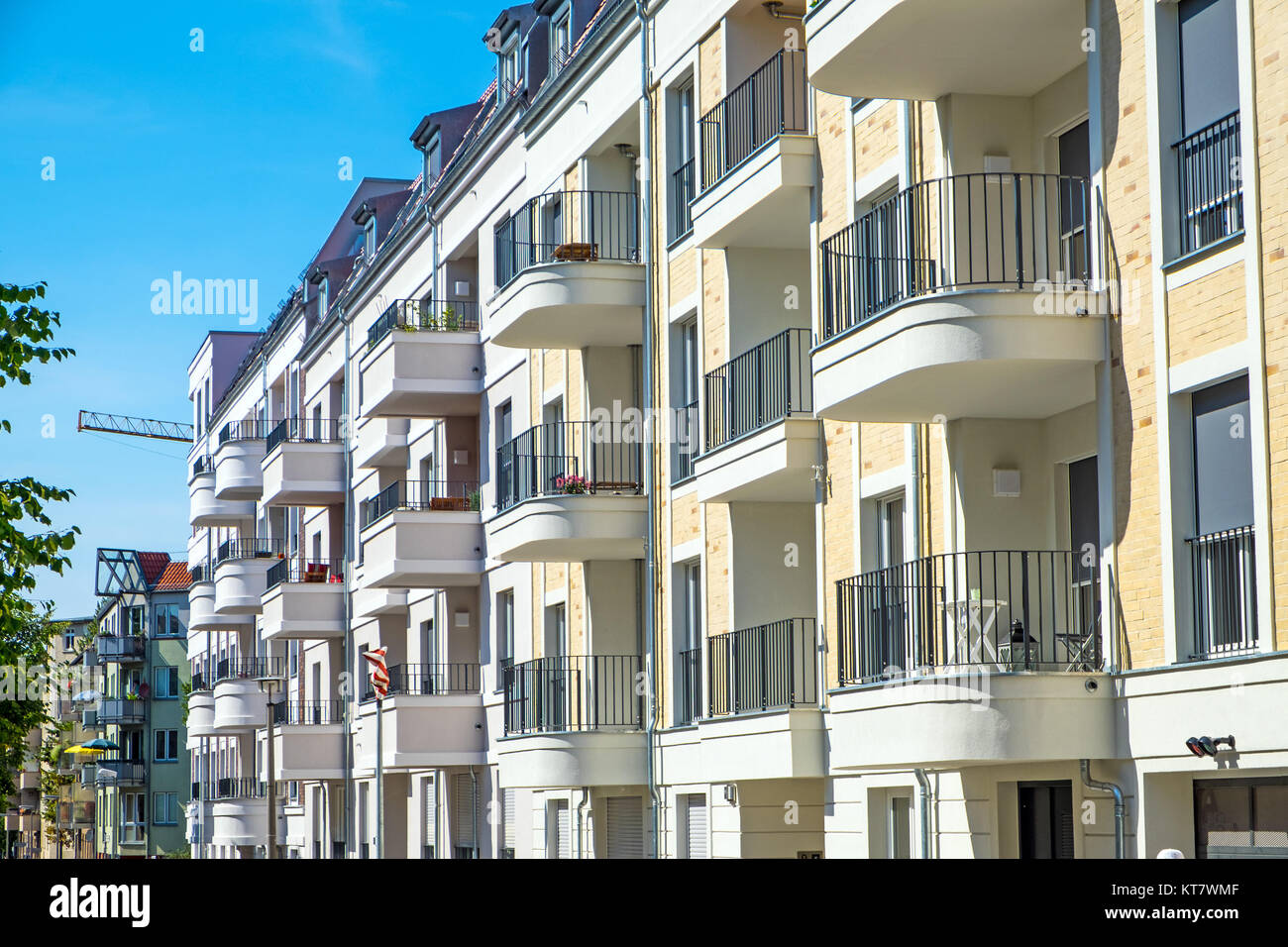 a row of new residential buildings in berlin,germany Stock Photo - Alamy