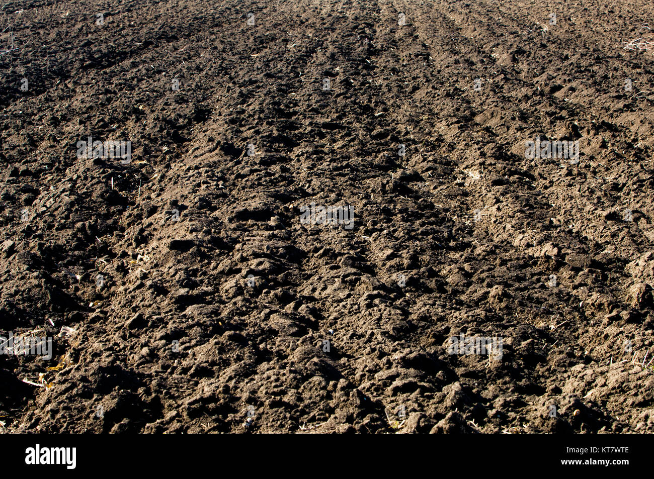 Ploughed soil in agricultural field arable land Stock Photo - Alamy