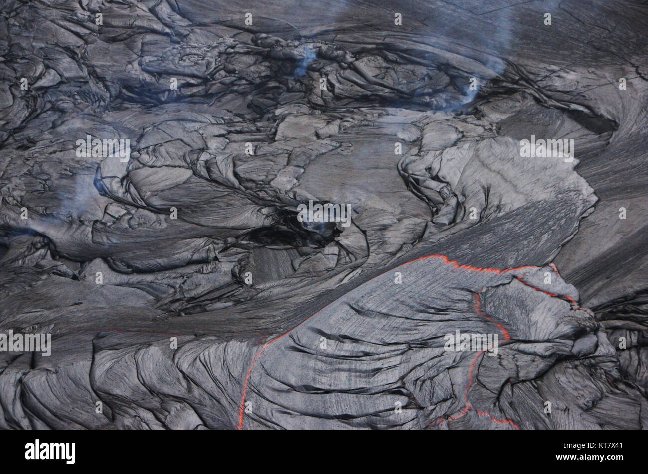 frozen lava in hawaii,usa Stock Photo - Alamy