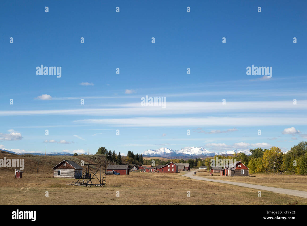 Bar U Ranch National Historic Site, a working ranch in the Rocky ...