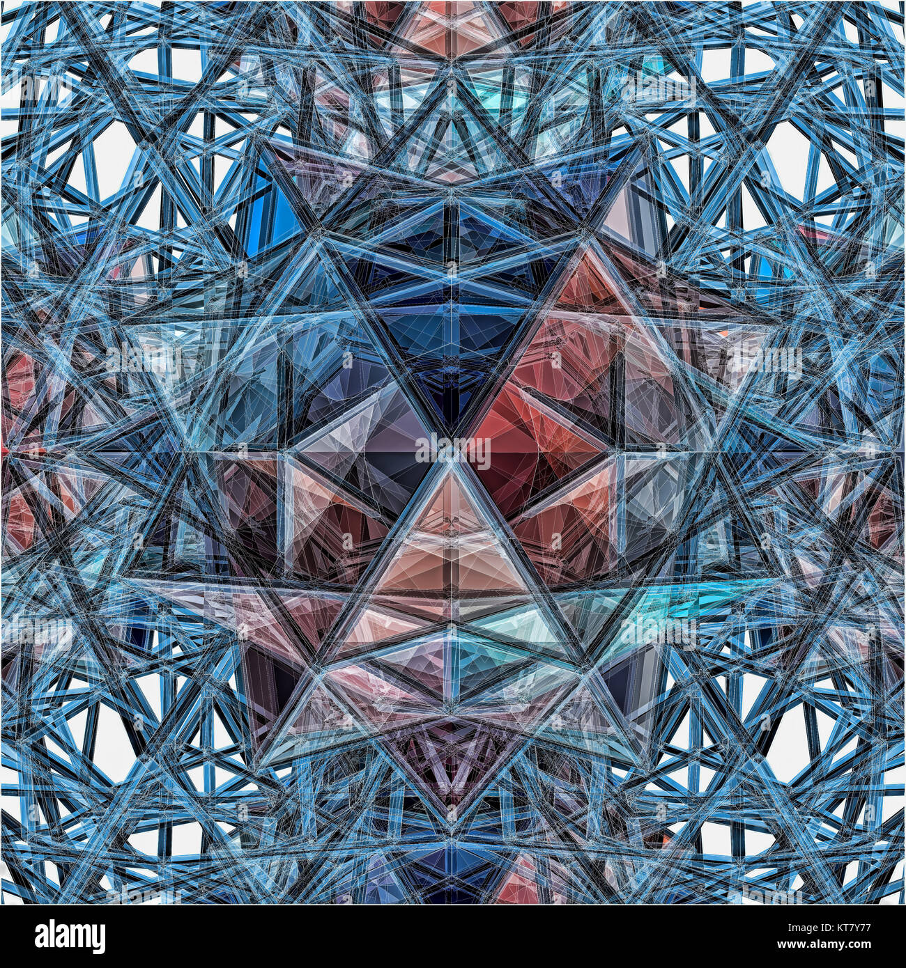 Abstract Colorful Construction Structure Stock Photo - Alamy