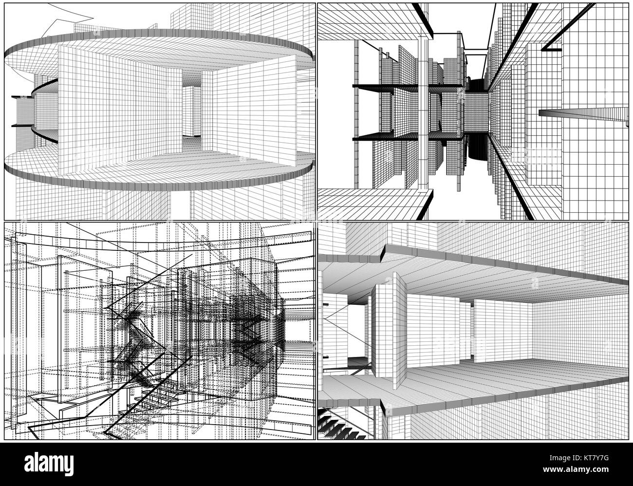 Frame constructions Black and White Stock Photos & Images - Alamy