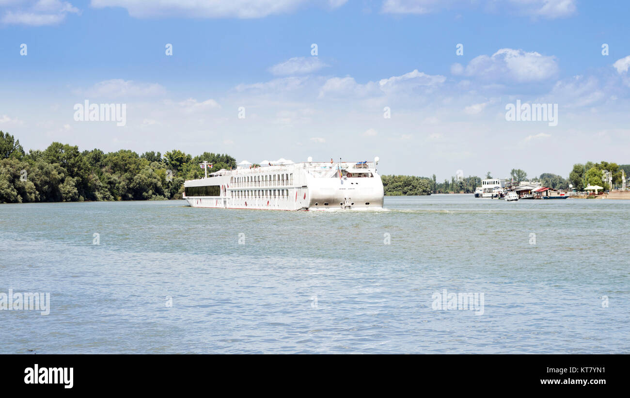 Cruise Ship On The River Danube Stock Photo - Alamy