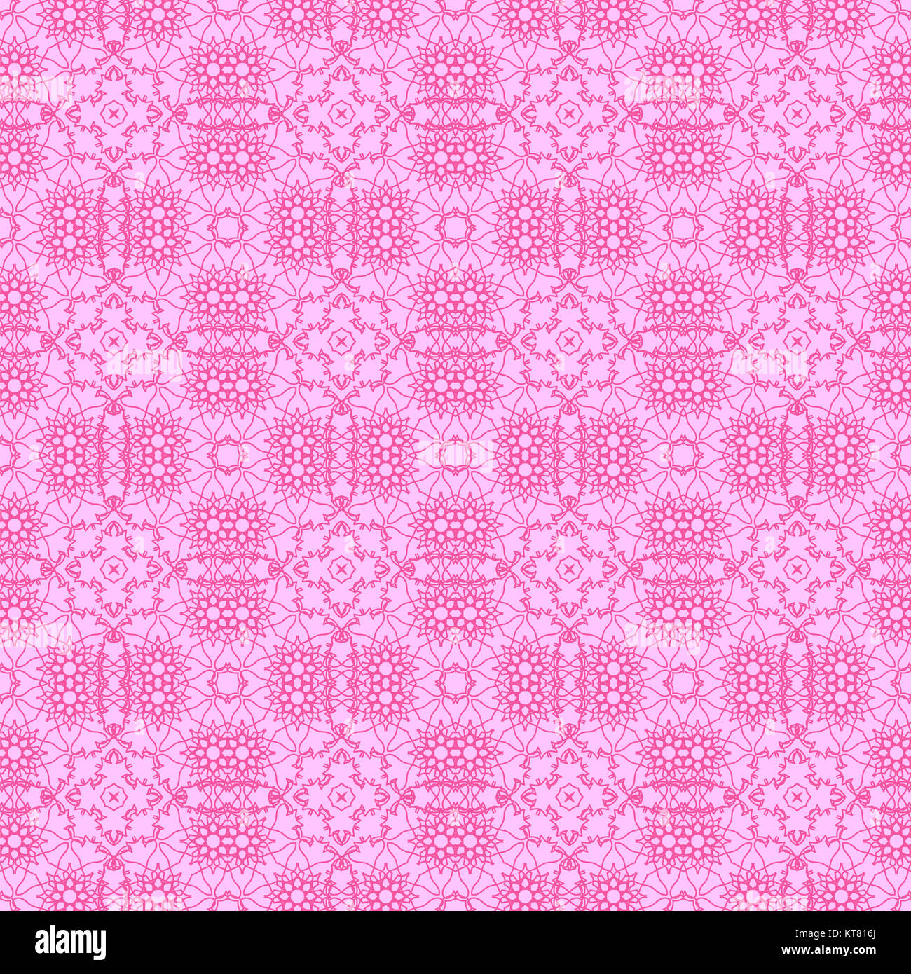Pink Ornamental Seamless Line Pattern Stock Photo - Alamy